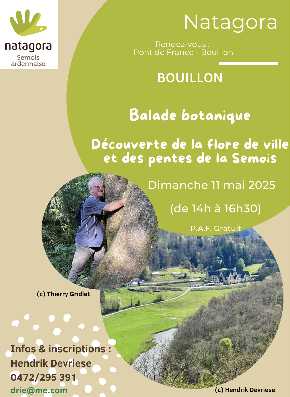 Balade botanique à Bouillon - 11 mai 2025 | Natagora